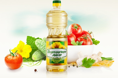 Масло подсолнечное Кубанский ГОСТ, рафинированное, высшего сорта, 1 л.