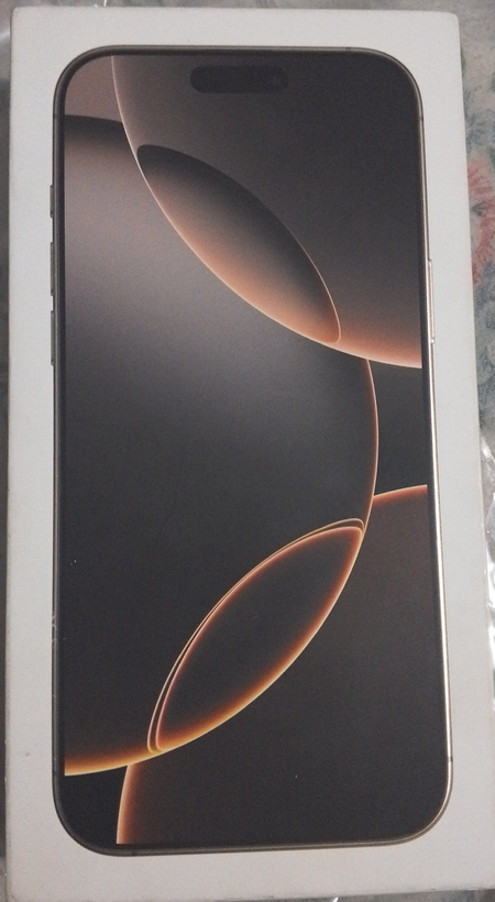 I phone 16pro max desert titanium