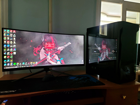 Игровой кейс i9 ,32 ozu + Msi монитор 30