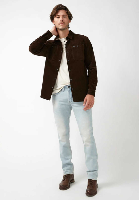 Мужская джинсовая рубашка Jafar Buffalo Jeans. Размер L