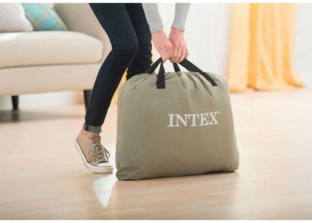 Intex 64124 Надувная кровать 152х203х42см Бесплатная Доставка