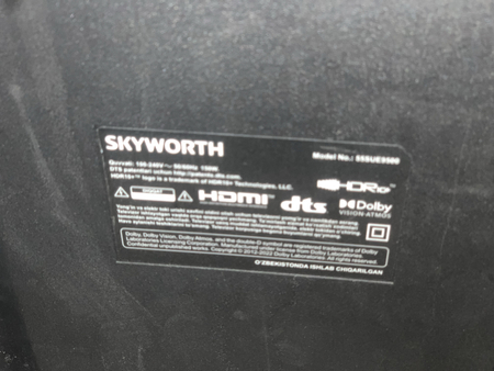 Skyworth 55 смарт тв на запчасти