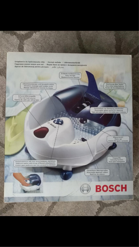 Ванночка массажная для ног BOSCH -PMF несколькими режимами работы.