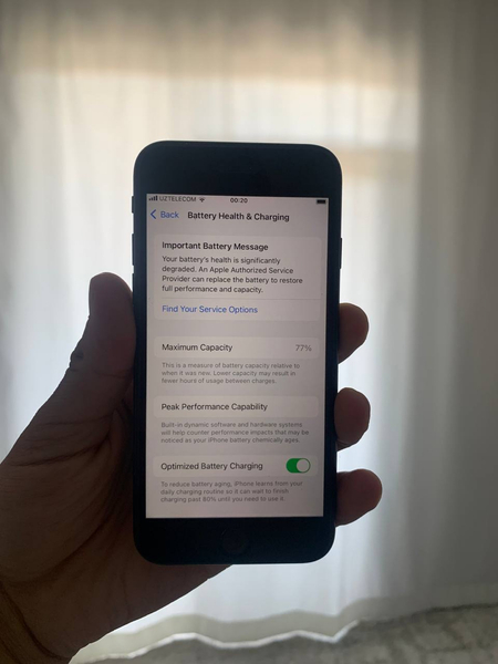 Iphone SE2020 77% ideal