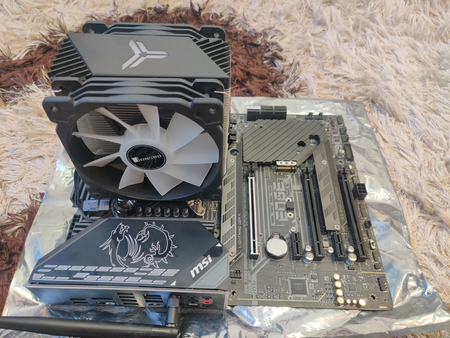 i9 10850k + Msi Z590 Gaming Edge Wifi + Кулер