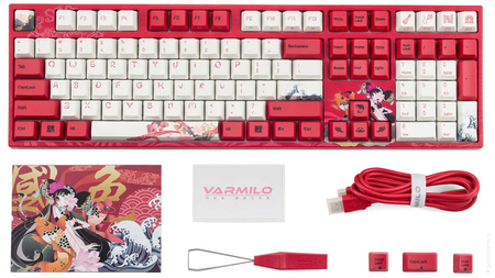 Игровая механическая клавиатура Varmilo VEA108 Koi Cherry MX PBT RU
