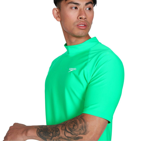 Speedo UPF50 плавательная футболка гидроодежда для плавания гидромайка
