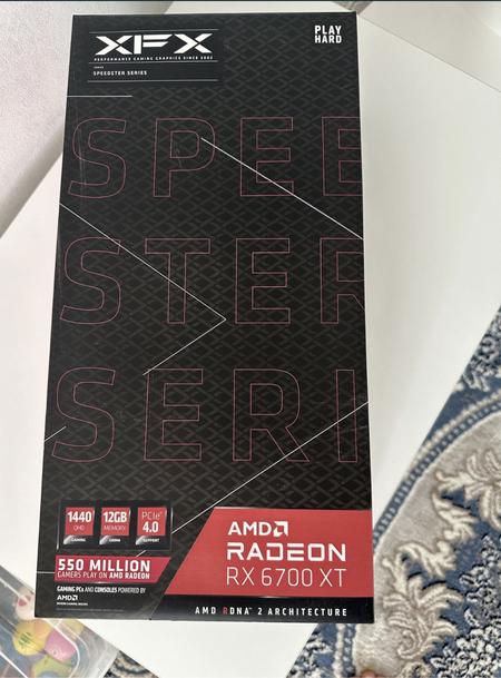 Обменяю свою видеокарту AMD RADEON RX6700 XT