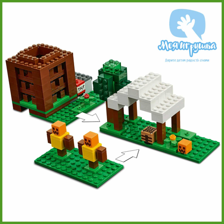 Конструктор Minecraf World Аванпост разбойников