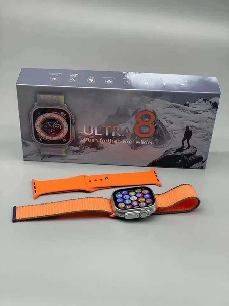 Смарт часы Watch Ultra 8, 49 мм + 32гб компютерная флешка в подарок