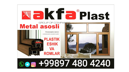 Akfa rom va eshiklar yasab ustanofka qilamiz  sifat 100%