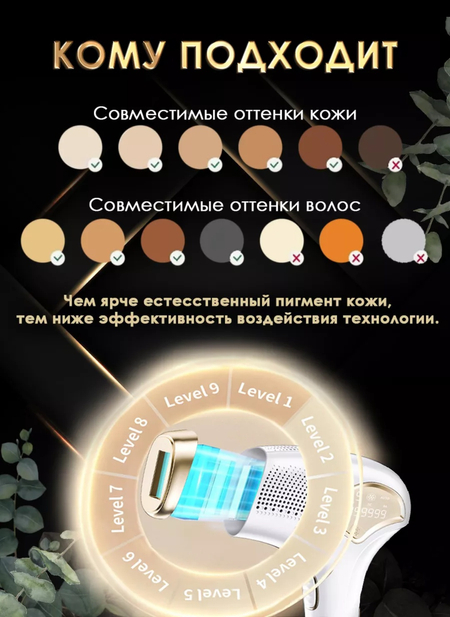 Фотоэпилятор лазерный для удаления волос