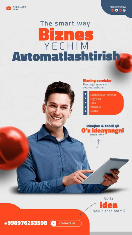 Web sayt, Telegram bot, CRM, ERP ,Dasturchi xizmati kerakmi?