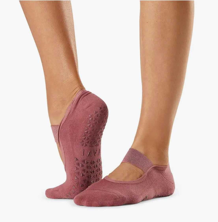 Нескользящие носки с пальцами ToeSox для пилатеса и йоги