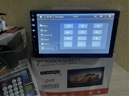 pioneer sensorli yangi manitor 7 dyumli universal Usb Blutus aux fm