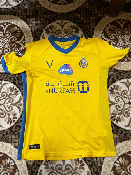 футболка знаменитого футболиста Jaloliddin Masharipov (Al-Nassr)