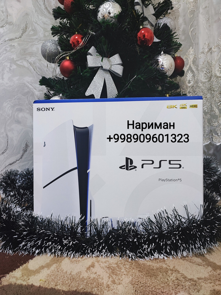 Playstation 5 Slim 1TB с Дисководом с играми внутри