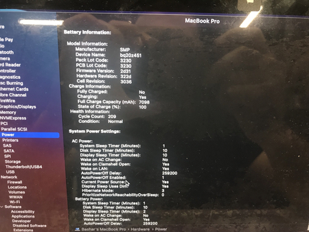 Macbook pro i7 mid 2014 ram 16gb / 500gb