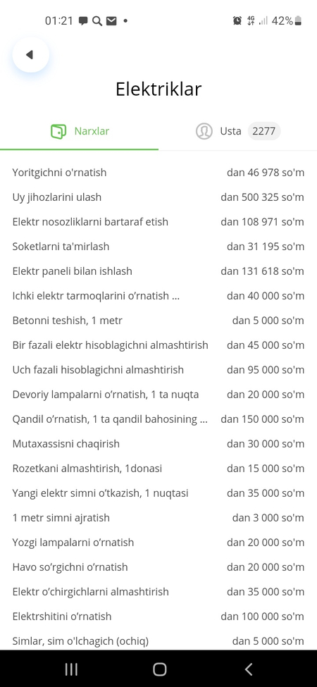 Elektrik toshkent