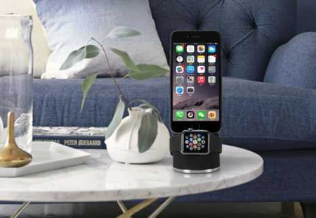 Подставка для Apple Watch и iPhone.