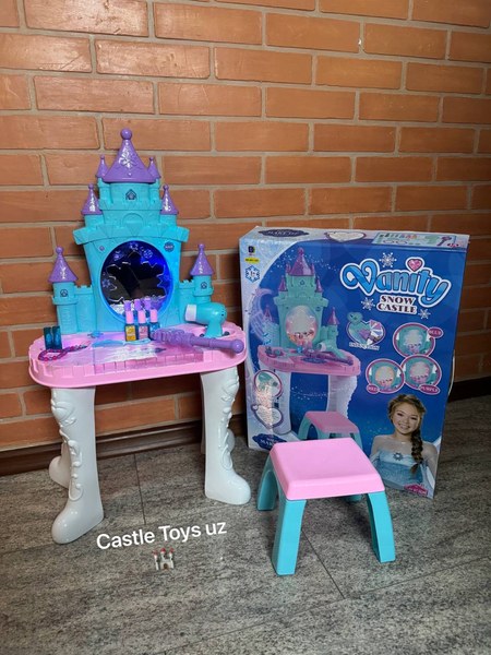 Детское трюмо-замок со стульчиком Castle Toys uz