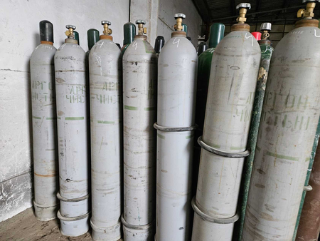 Аргон газ чистоты 5.0 (99,999) в 40 литровом баллоне (6.2 м3)