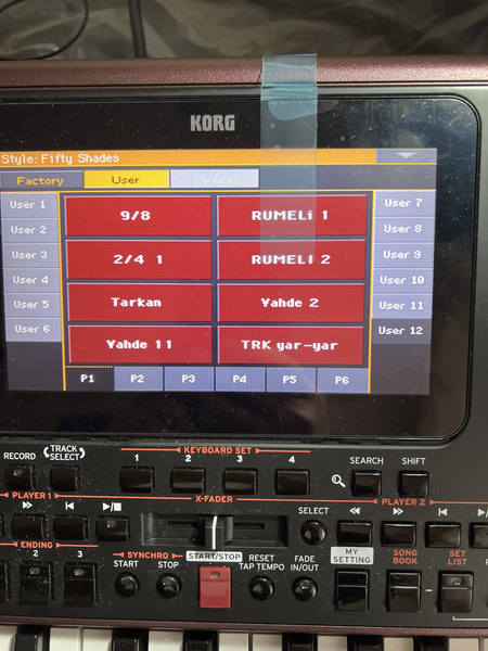 Обменяю новый Korg pa1000