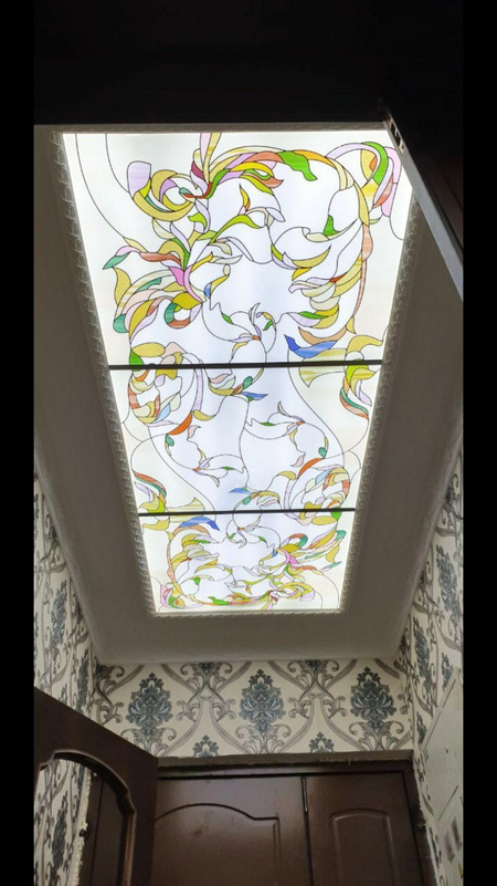 Оргстекло ,Ромбик Стекло, Витраж, художественной,