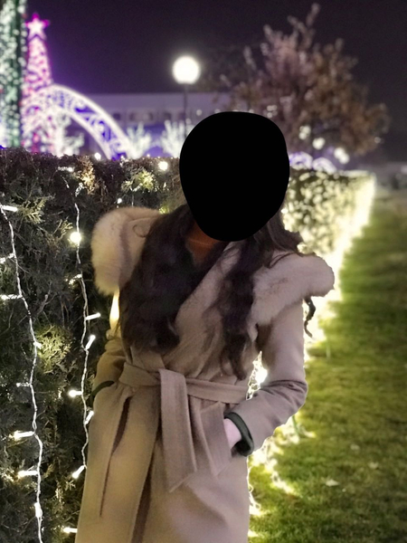 Пальто женское с капюшоном