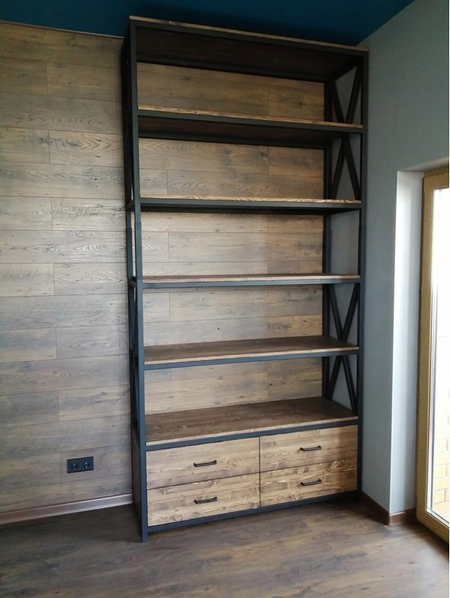 Стеллаж лофт stellaj loft