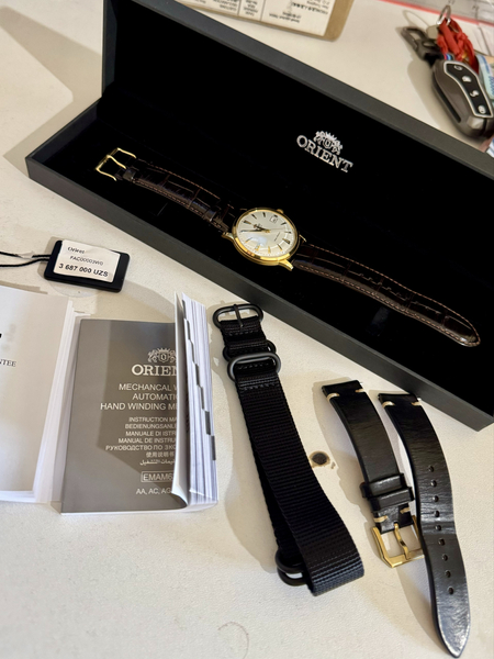 Orient Bambino FAC00003W0 Состояние идеаль 2 года гарантия