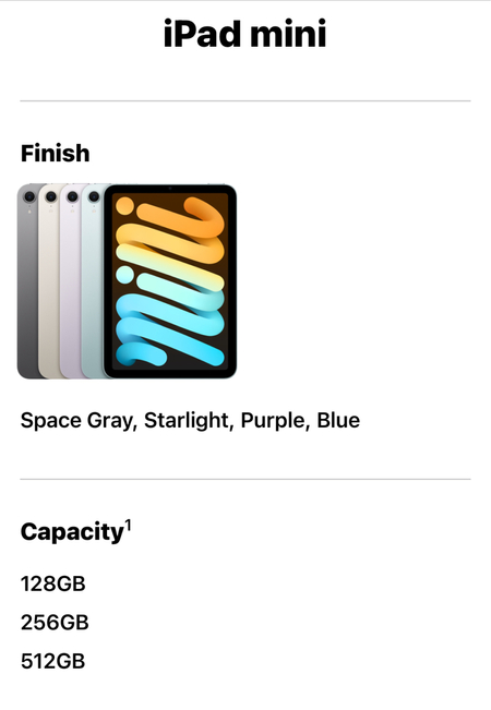 iPad mini 7  Intelligence