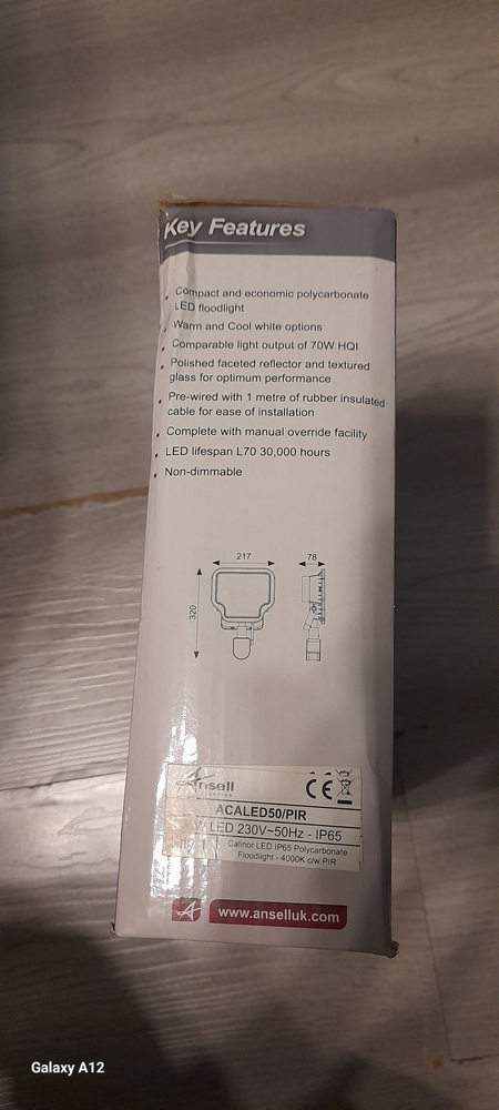 LED прожекторы с сенсором
