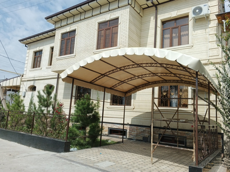 Баннер тент установка