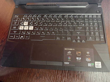 Игровой ноутбук Asus tuf f15 i7 10870H 16/512 GB GTX1660ti