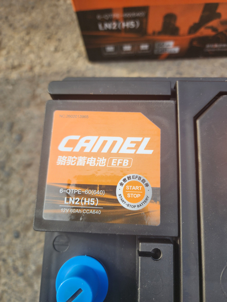 Оригинальные аккумуляторы Camel EFB 60 для старт стоп  Crider Monza