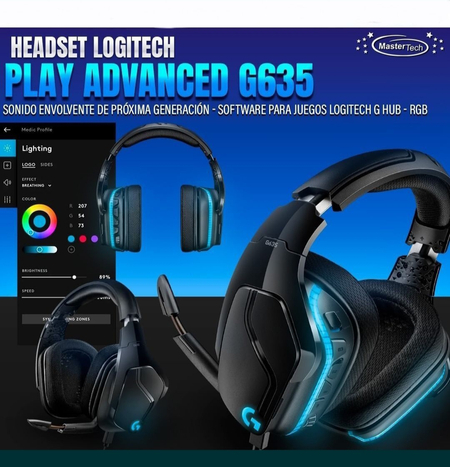 Гарнитура проводная Logitech G635 7.1