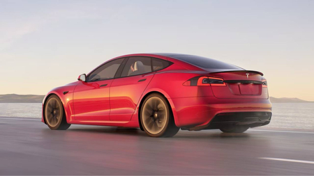 Tesla Model S Plaid Ultra Red