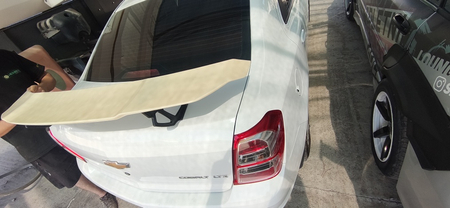 Спойлер сполер spoler tuning karniz krilo lacetti cobalt Chevrolet