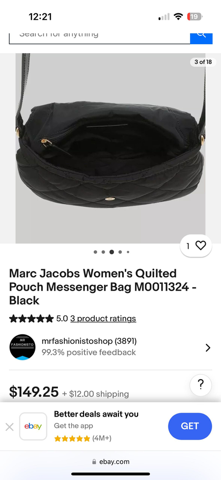 Сумочка мессенжер Marc Jacobs из Америки