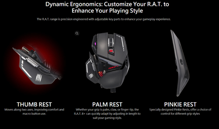 Mad Catz R.A.T. 8+ Gaming Mouse(в наличии 2 цвета)