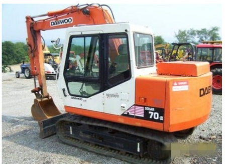 Мини эксковатор гусеничный DAEWOO SOLAR 70-III