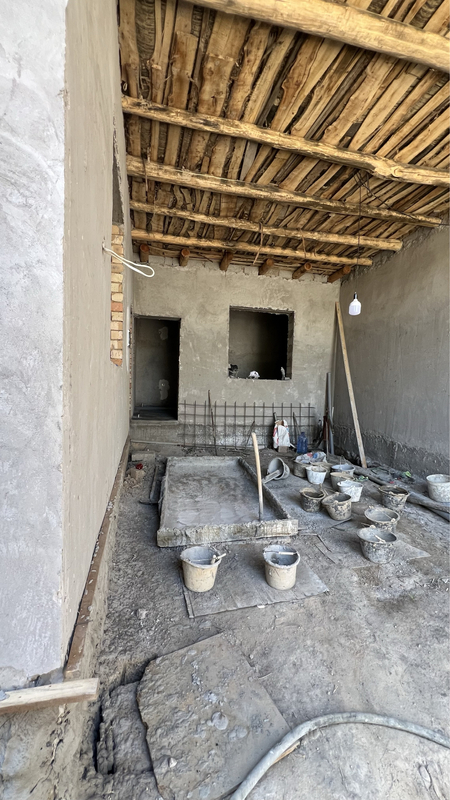 1,7 sotix Uzun yo’l — 5 ta xonali yarim tayyor uy — Laylak mahalla