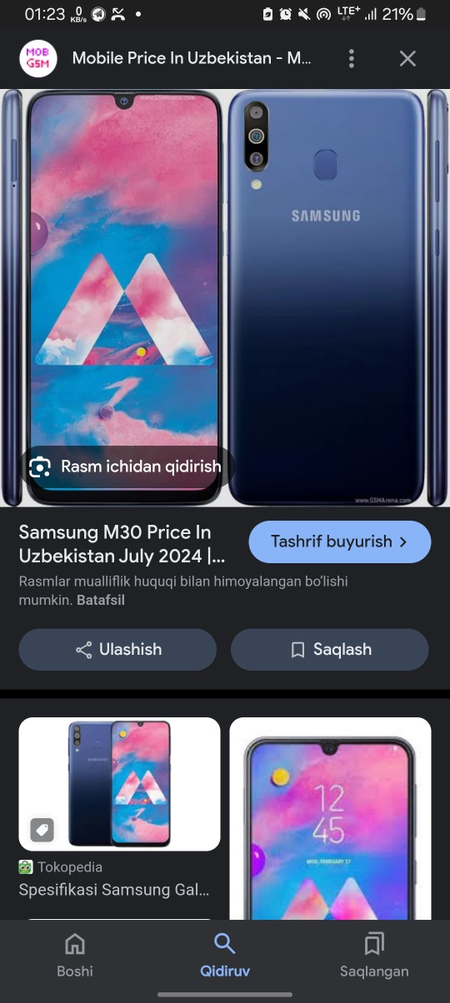 Galaxy M30 sotiladi