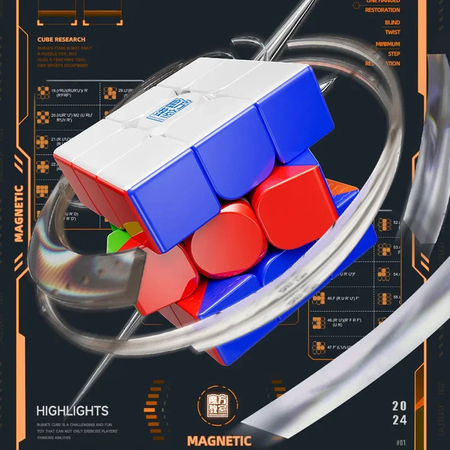 Kubik Rubik Moyu Weilong 3x3 V2 M UV
