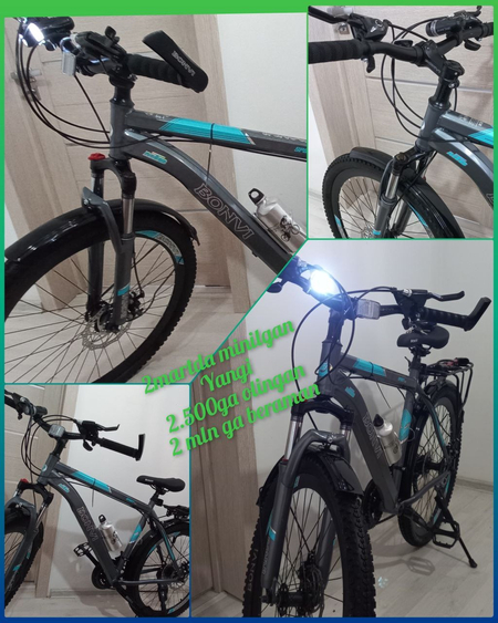 Velosped yangi xadinok ham yangiday