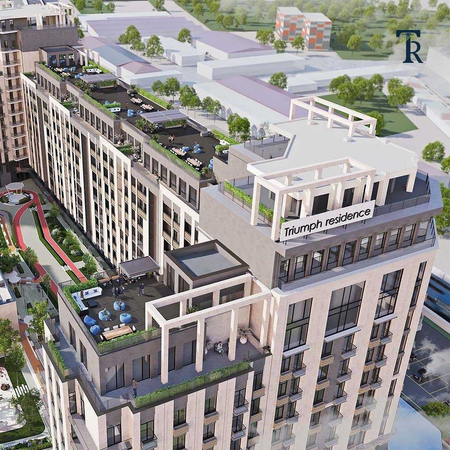 Продам 1-х ком квартиру в ЖК TRIUMPH Residence ор-р метро Дустлик 42м2