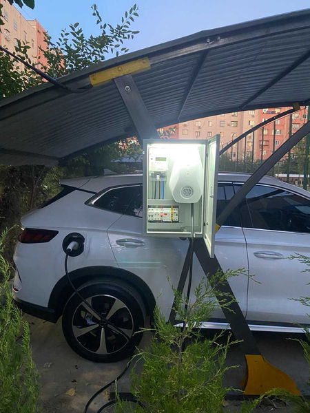 Elektromobil zaryadka ustanovka | Зарядная станция для электромобиля