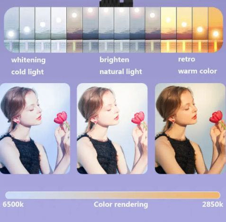 LED-панель для фото/видео + штатив 2 м. Размеры -  48 х 29 см. Новое