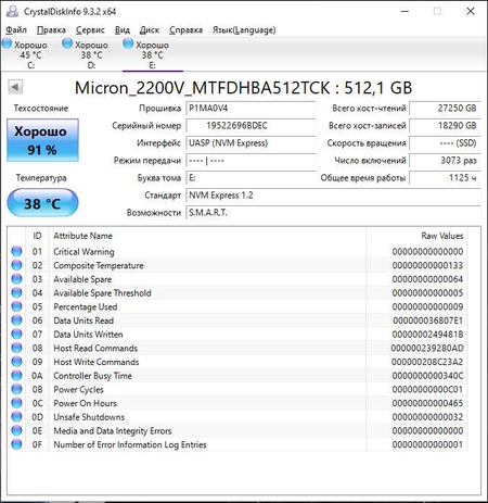 SSD 512 GB usb m.2 nvme
